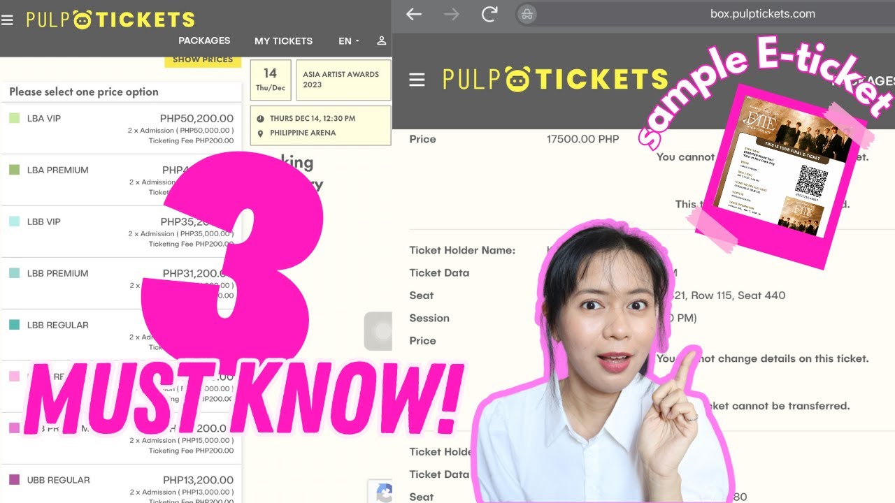 Pulp Tickets 3 Must Know I Pros & Cons I What to Expect? #PulpTickets ...