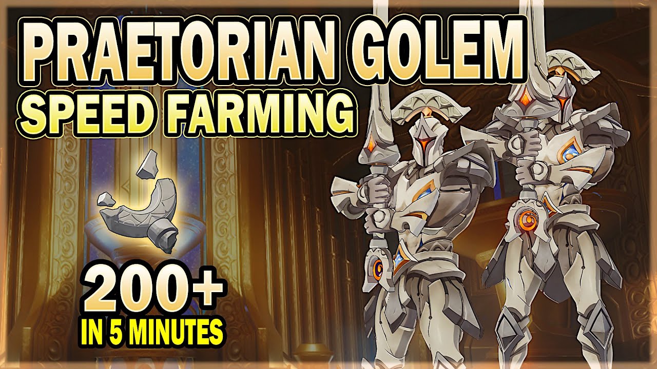 Praetorian Golem Farming Route - Best Locations to Farm Ruined Hilt ...