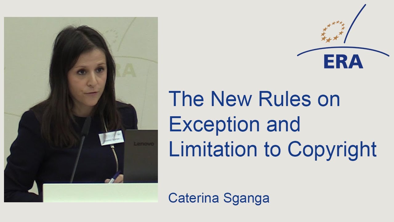 The New Rules on Exception and Limitation to Copyright - YouTube