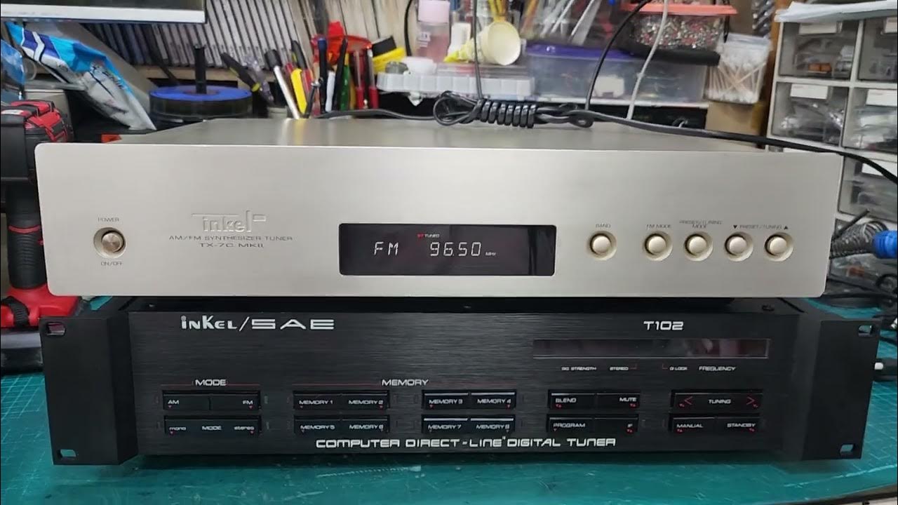 출고전테스트 인켈 튜너 TX-7C MKii입니다 - YouTube