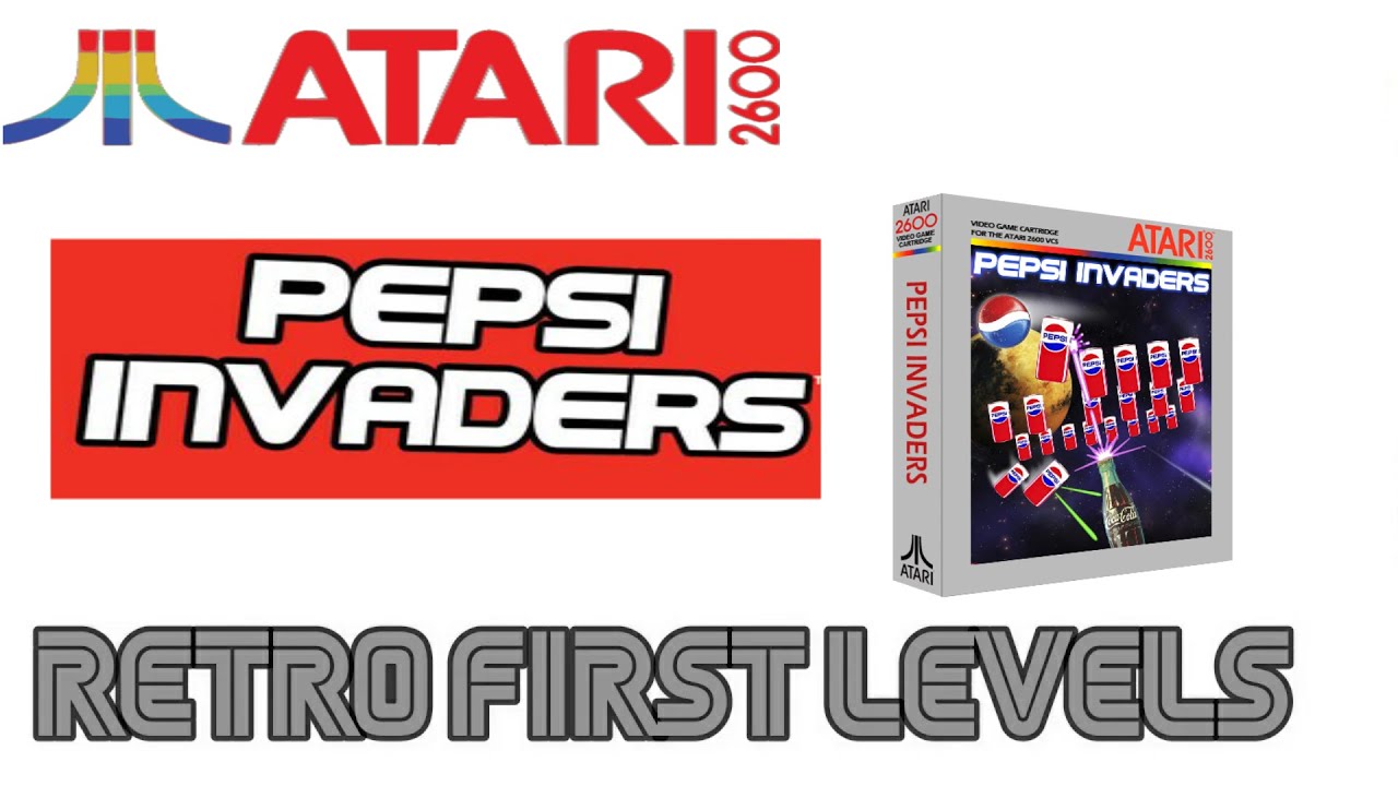 Pepsi Invaders - Atari 2600 (Retro First Levels) - YouTube