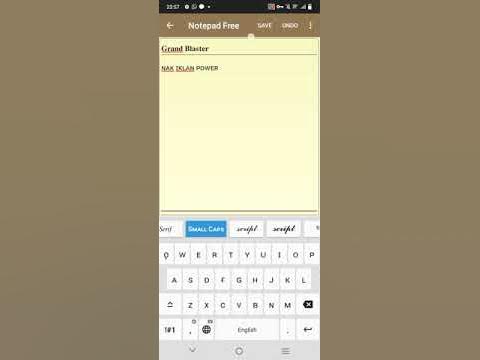 CARA-CARA MENGGUNAKAN NOTEPAD - YouTube