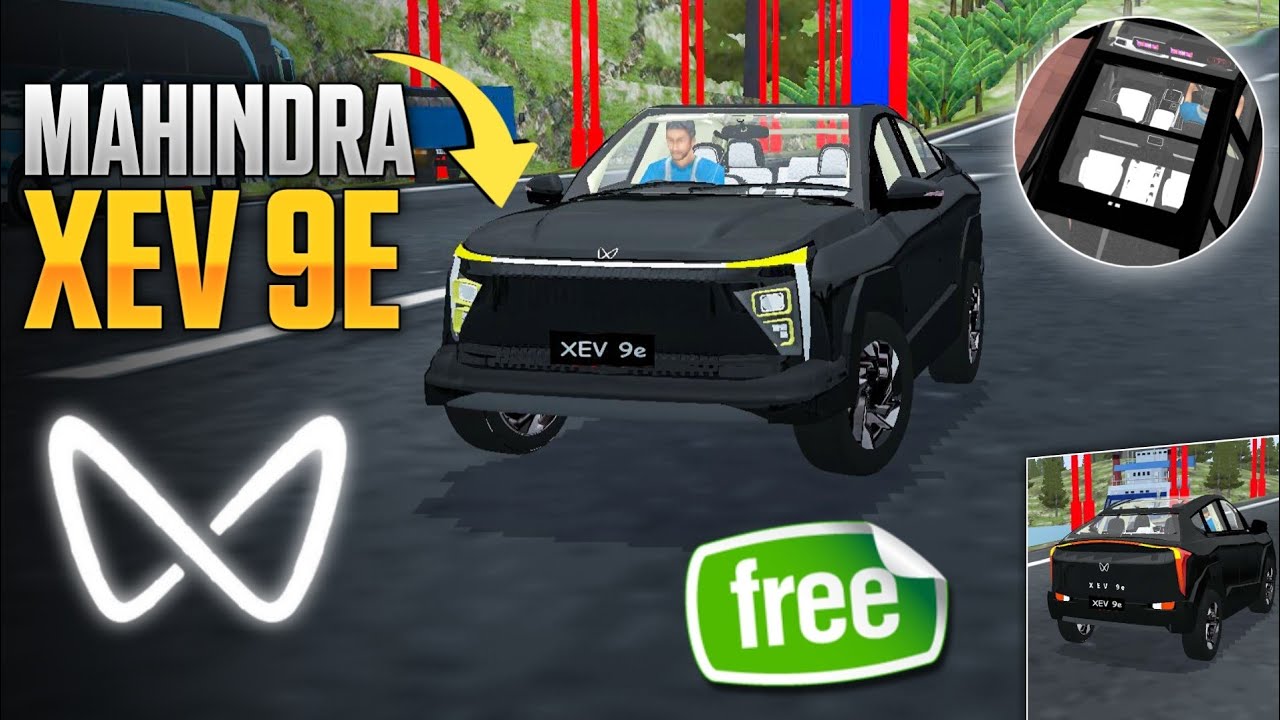 All New Electric ⚡ 2024 Mahindra XEV 9E Car Mod For Bussid🔥 Mahindra ...