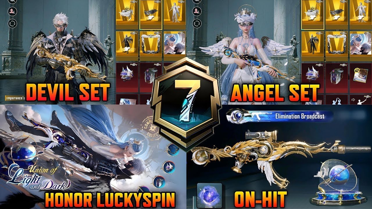 Honor Ultimate Set |Angel & Devil Set | AKM Upgrade | Pubg Mobile - YouTube