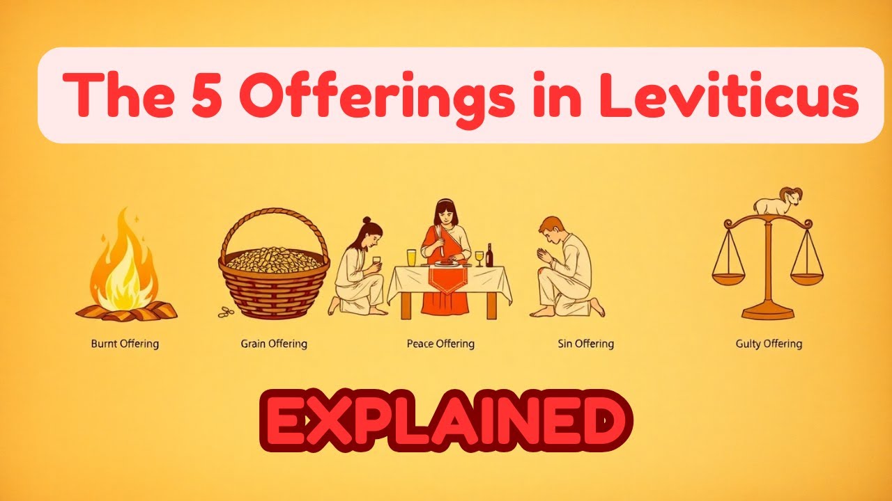The 5 Offerings in Leviticus Explained in English | Deep Biblical ...