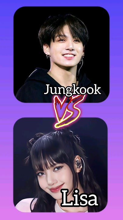jungkook vs lisa 💜💜who is Winner Comment ||dekha Tanu #bts #viral #blackpink #btsarmy #lisa #jk ...