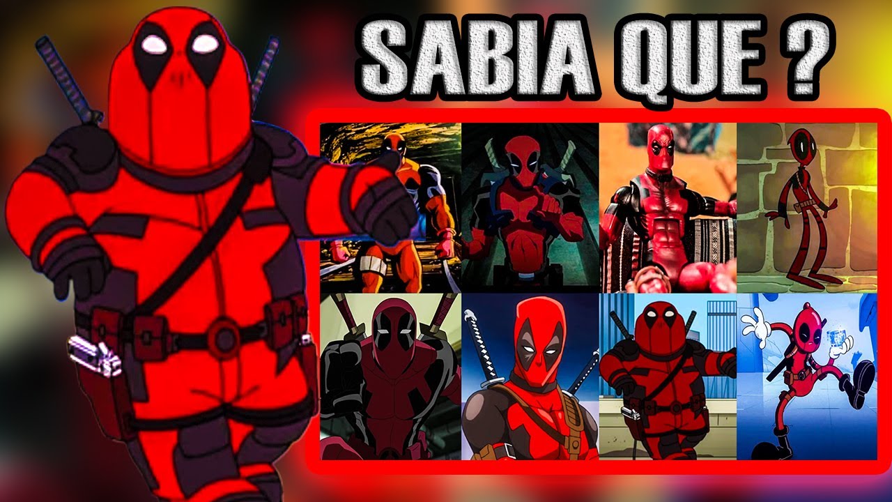 👽 Curiosidades DEADPOOL Animado 1992 al 2023 La Saga ( Evolución ...
