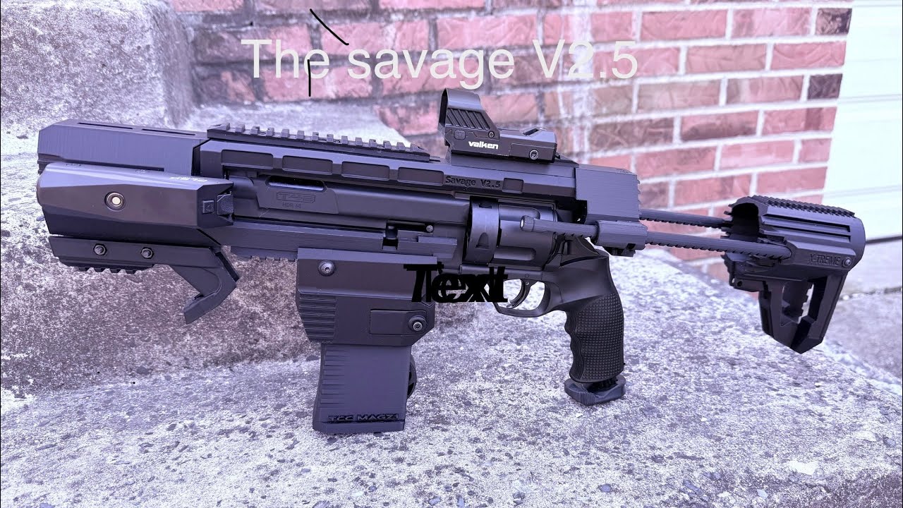 HDR 68 savage V2.5 carbine kit - YouTube