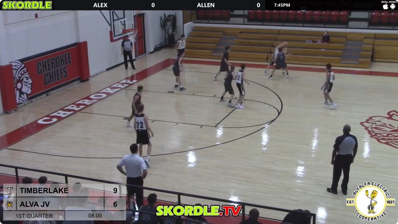 Timberlake at Alva JV Boys Basketball - YouTube