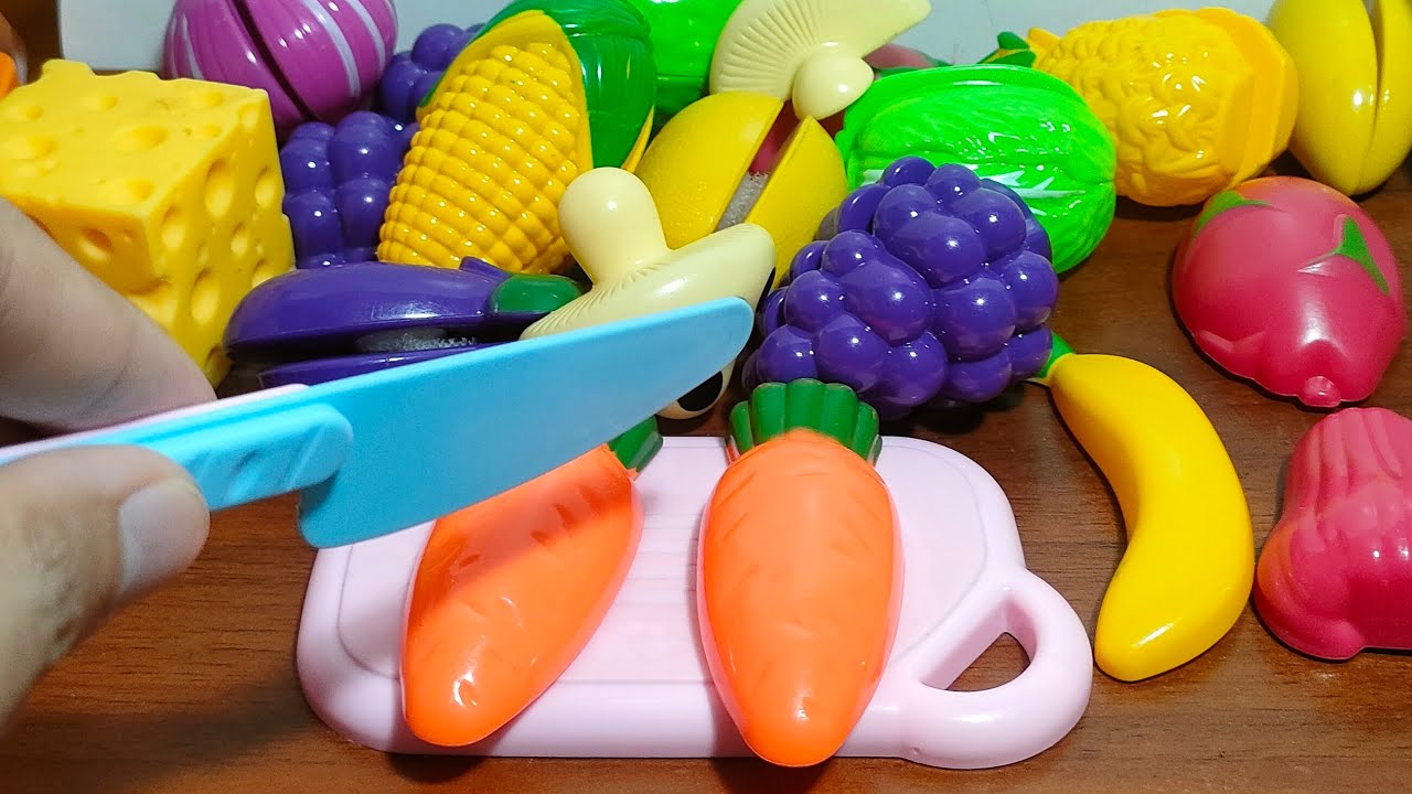 🔴LIVE Cutting Fruits & Vegetables Toys 🍍🌽 - YouTube