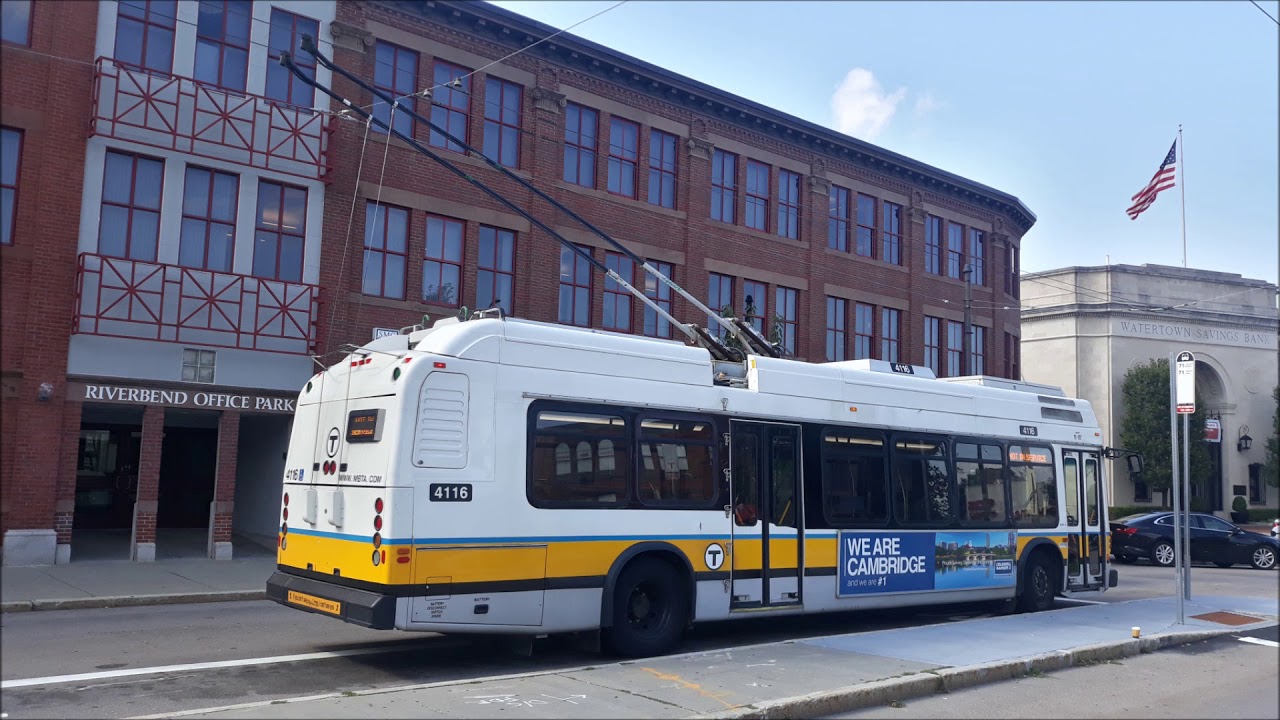 MBTA Route 71: 2004 Neoplan AN440LF ETB #4116 Pt 2/2 - YouTube