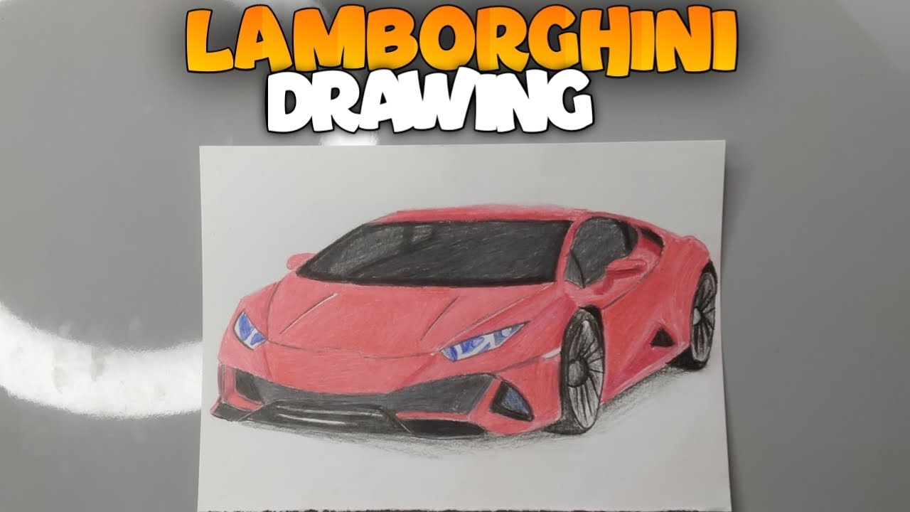 Lamborghini Drawing || Lamborghini || How to Draw Lamborghini ...