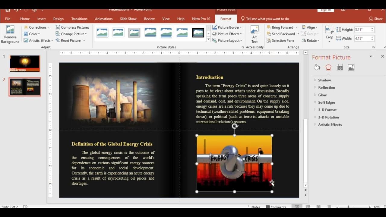 Page Curl PowerPoint tutorial 2 - YouTube