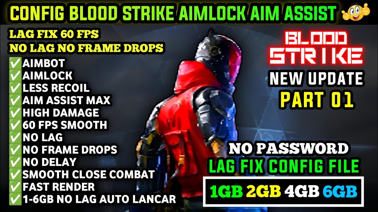 Config Bloodstrike Aimbot Aimlock-Aim Assist High Damage Config File+Fix Lag 60 Fps No Lag No ...