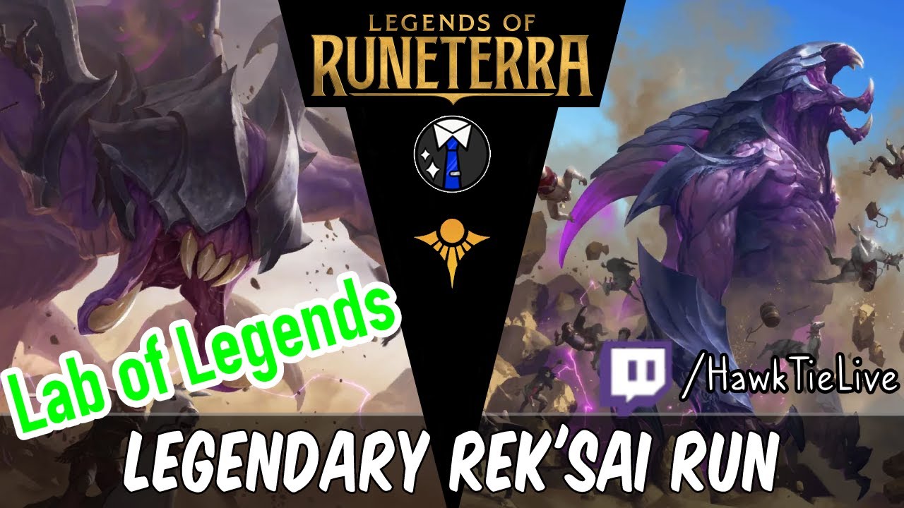 Rek'Sai Guide for Legendary Difficulty! Lab of Legends! | Legends of ...