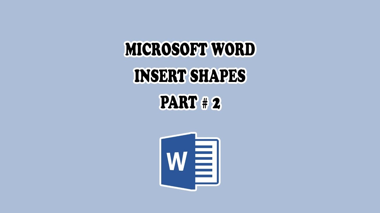 How To Insert Shapes In Microsoft Word Document | Ms Word Me Shape ...