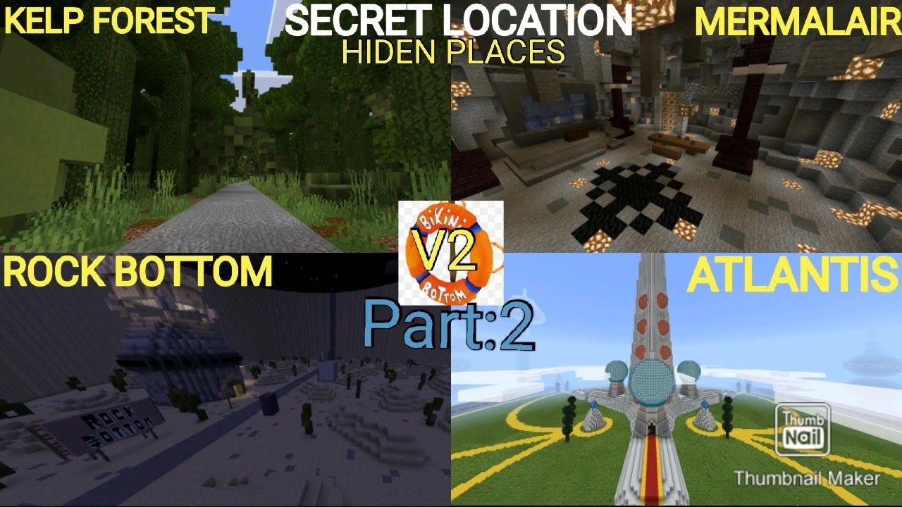 Review Map BIKINI-BOTTOM V2 5 Lokasi Tersembunyi (PART:2/END ...