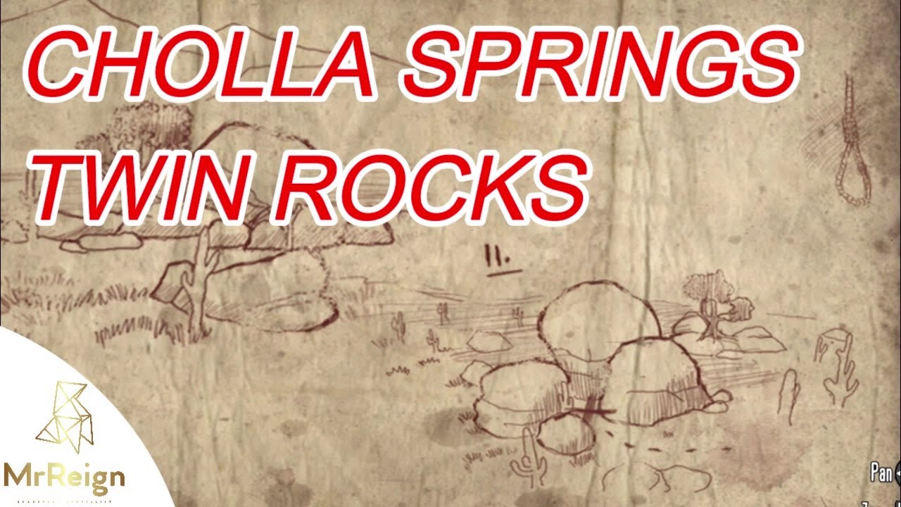 Red Dead Redemption 2023 - Treasure Map Cholla Springs - Twin Rocks ...