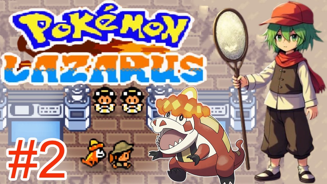 Pokemon Lazarus v1.1 GBA #2 พี่เข้ไฟ vs ช่างเจาะ ! - YouTube