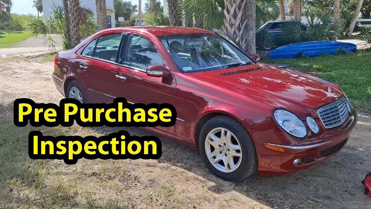 2005 E320 CDI - 32,000 miles!!! - Pre Purchase Inspection - YouTube