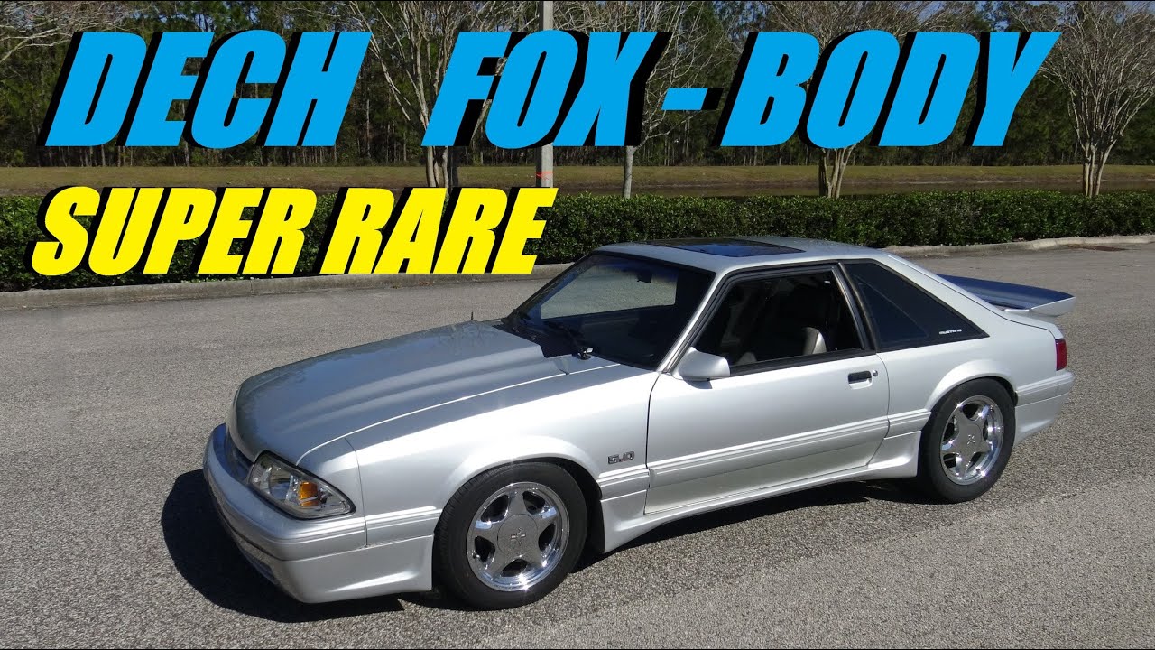 FOX BODY 1990 DECH MUSTANG (SUPER RARE) + EXHAUST REVS - YouTube