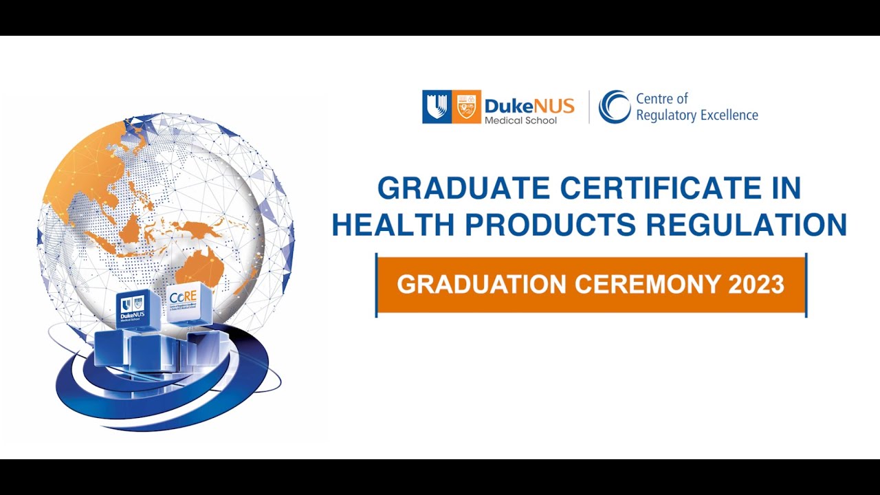 2023 Graduate Certificate in Health Products Regulation Graduation ...