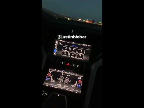 Justin Bieber listens to unreleased r&b song with Poo Bear on Instagram Stories in car April 19 2019