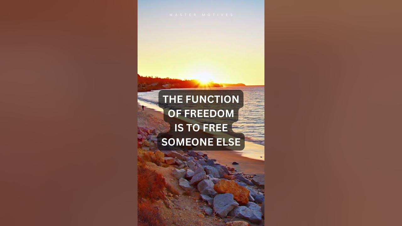 What does freedom mean to you? Share your thoughts in a few words. # ...