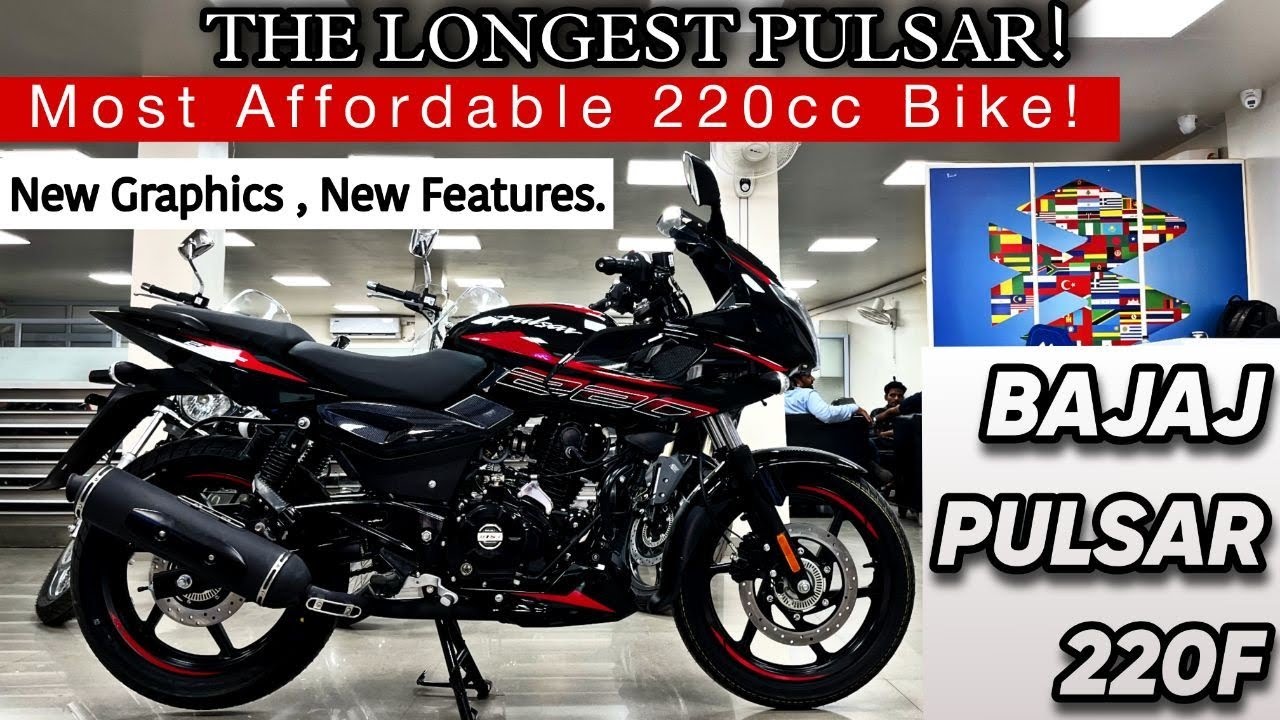 Bajaj Pulsar 220F - The Longest Pulsar | Most Affordable 220cc Bike ...