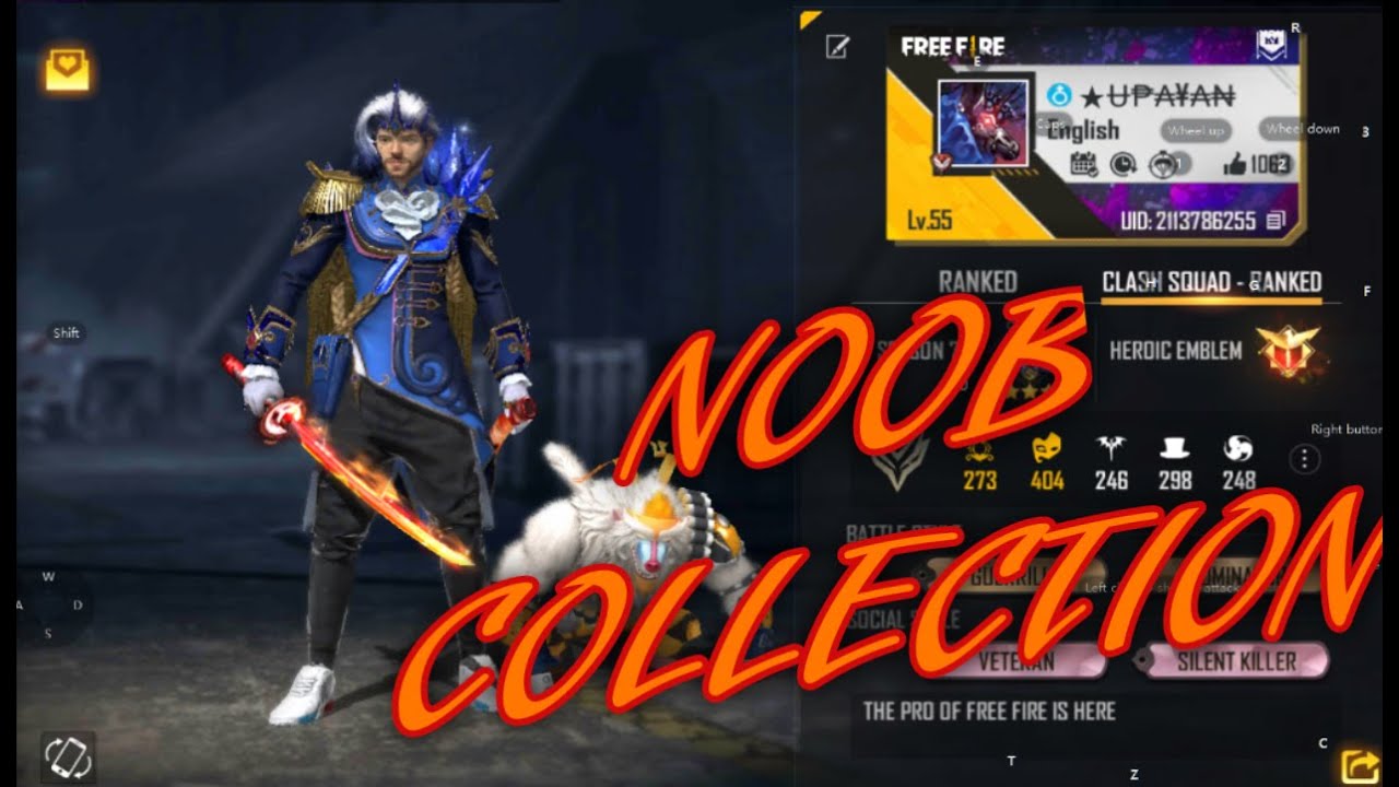 NOOB FREE FIRE COLLECTION ..🤣🤣 - YouTube