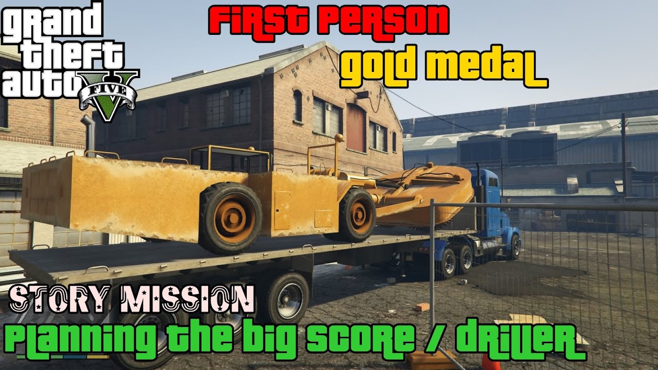GTA 5 ★ Mission # 75 ★ Driller [100% Gold Medal] - YouTube