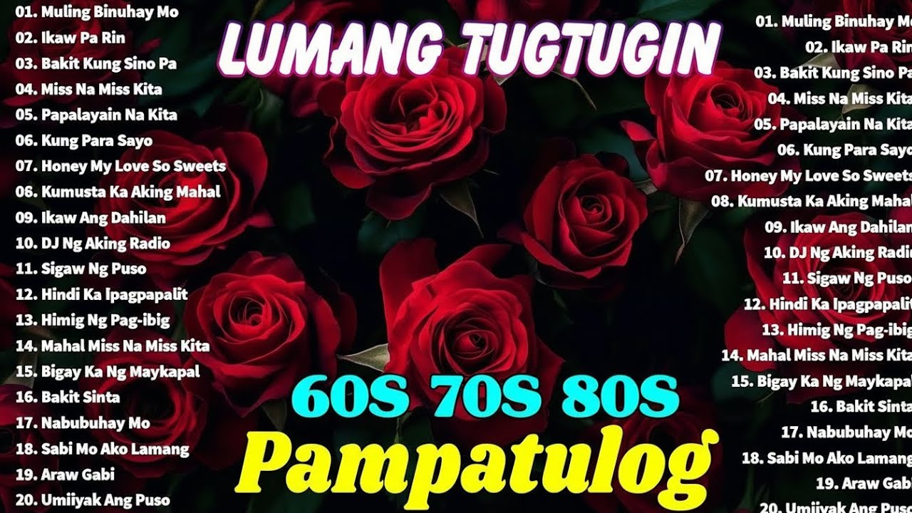 LUMANG KANTA MEDLEY- Tagalog Love Song 70s 80s 90s - Pure Tagalog Pinoy ...