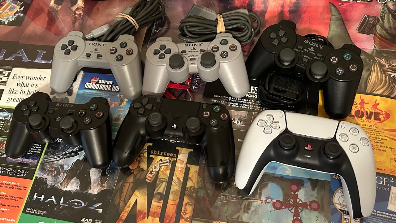 Every PlayStation Controller Ever! - YouTube