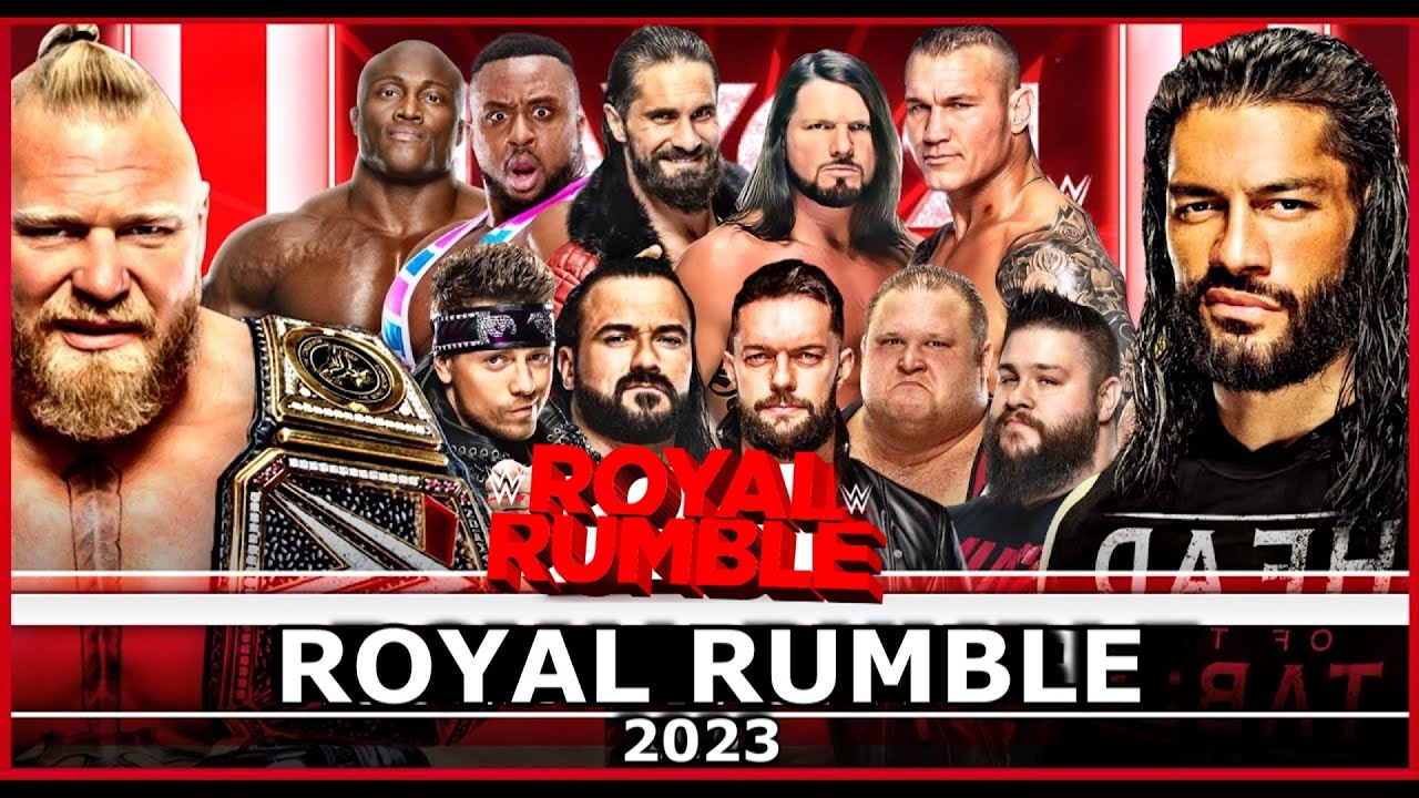 WWE ROYAL RUMBLE 30 MAN FULL MATCH — Roman Reigns Entry N.- 1 ...