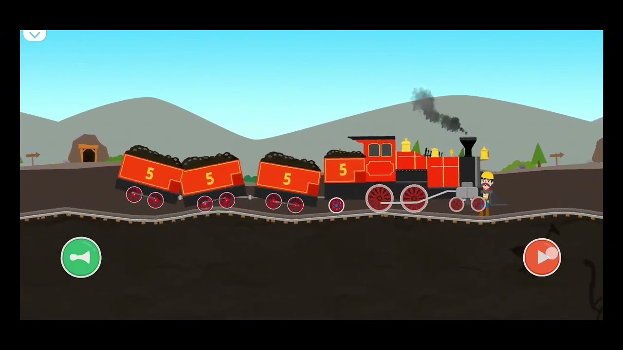 Labo Brick Train #970 Red Steam Train - YouTube