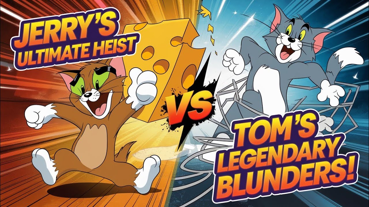 "Cheese Wars: Jerry’s Smartest Trick vs. Tom’s Epic Fails!|Tom and ...
