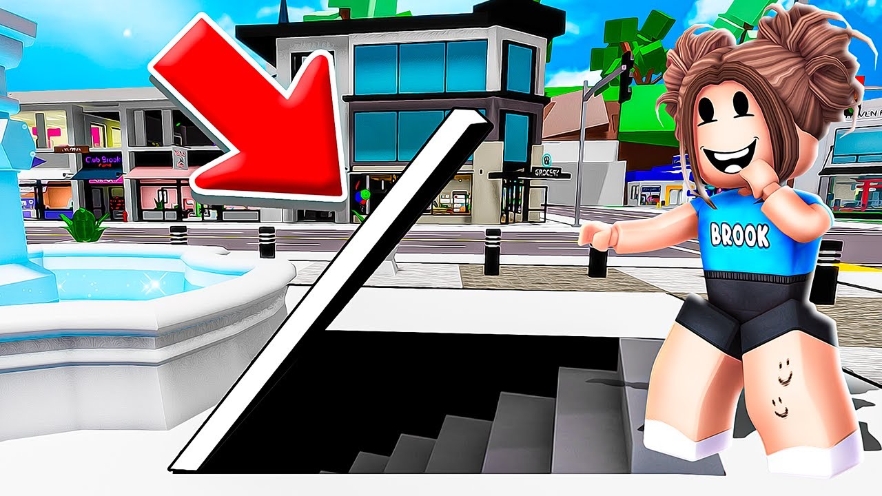 We Found A HIDDEN TUNNEL In Roblox Brookhaven! - YouTube