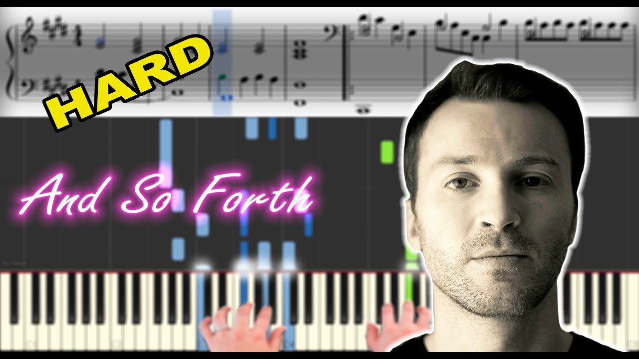 Riopy - And So Forth | Sheet Music & Synthesia Piano Tutorial Acordes ...