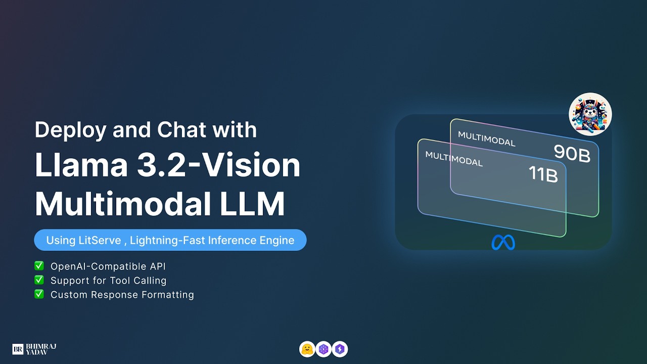 Deploy and Chat with Llama 3.2-Vision Multimodal LLM Using LitServe - YouTube