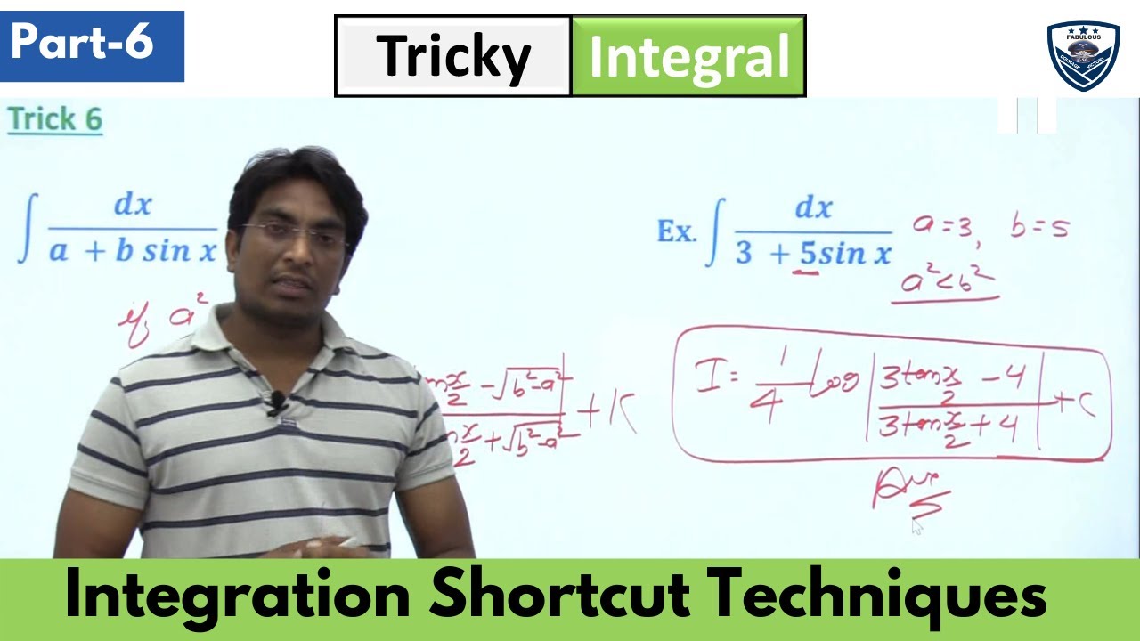 Tricky Integrals Part-6 | Integration Shortcuts for exams | 12 board ...