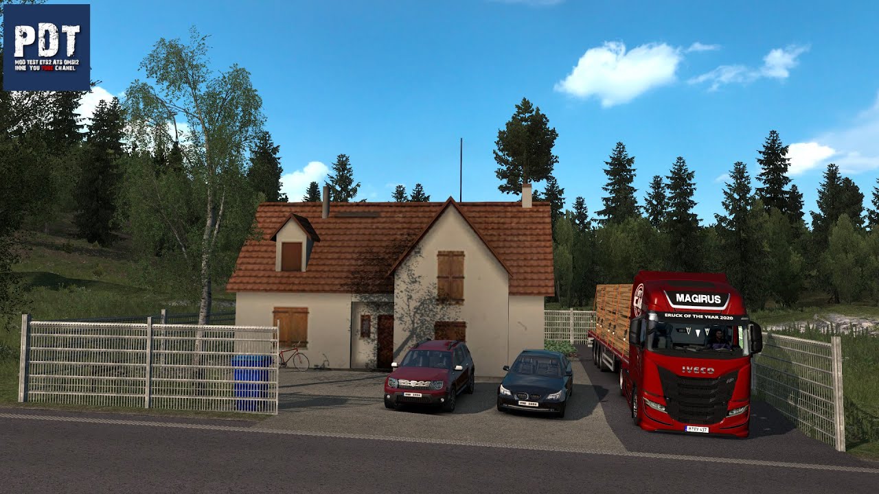 [ETS2. V1.37]...PDT...House/Home in France by WOJSON Sweet Home - YouTube