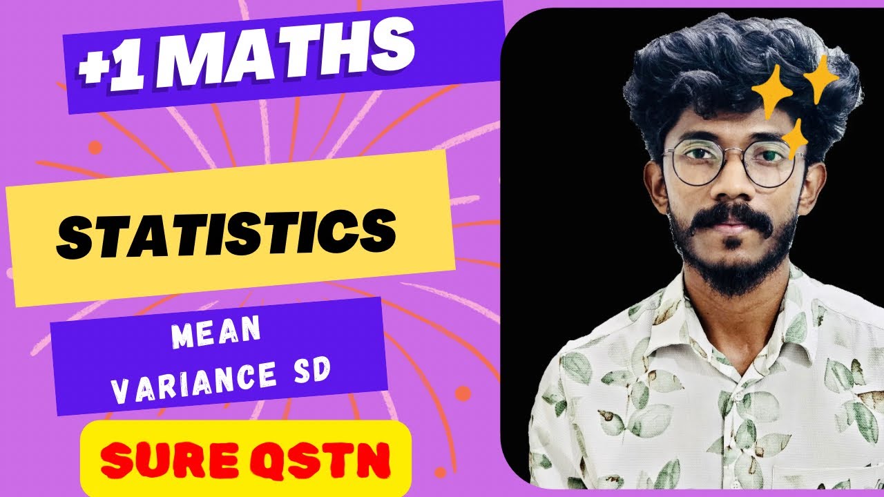 PLUS ONE MATHS |STATISTICS |SURE QSTN - YouTube