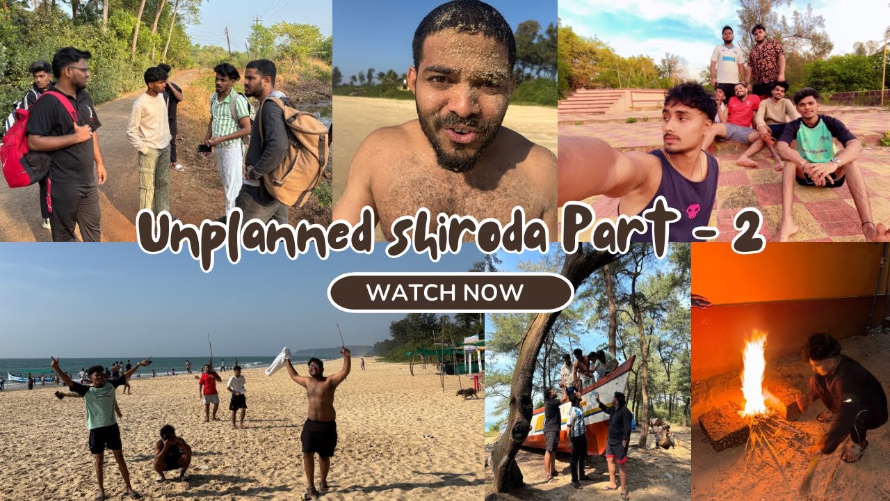 unplanned shiroda trip | vlog | part - 2 New year Machanddd🤣 ️‍🔥 - YouTube