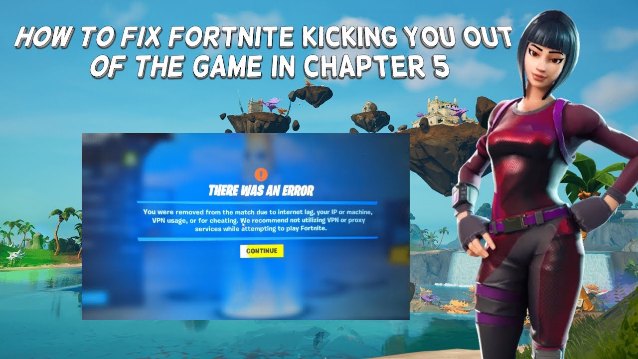 How To Fix Fortnite Kicking you Out Of The Game In Chapter 5 | Tutorial ...
