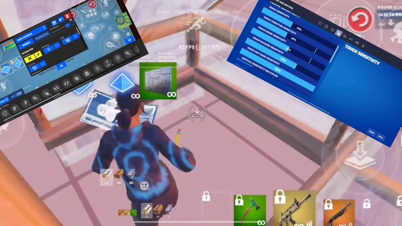 The Best Hud And Settings For *Aimbot* In Fortnite Mobile... - YouTube