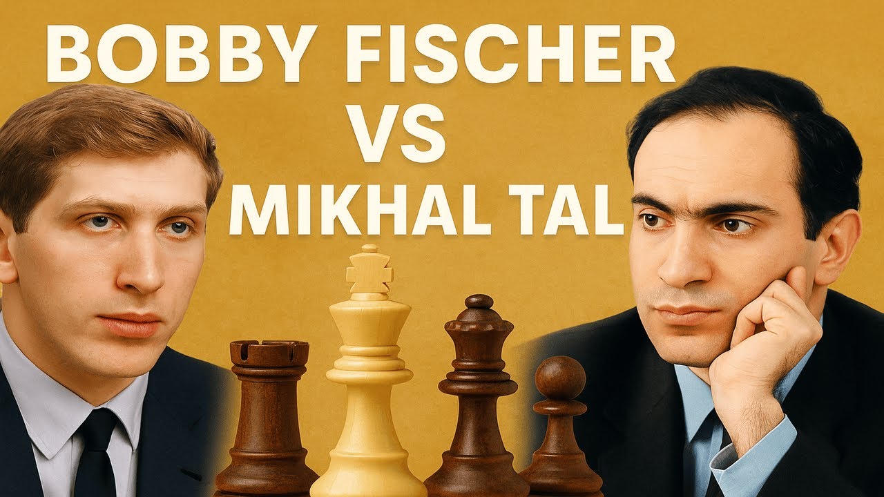 Mikhail Tal vs Bobby Fischer | Candidates 1959 - Game 27 | Legendary ...
