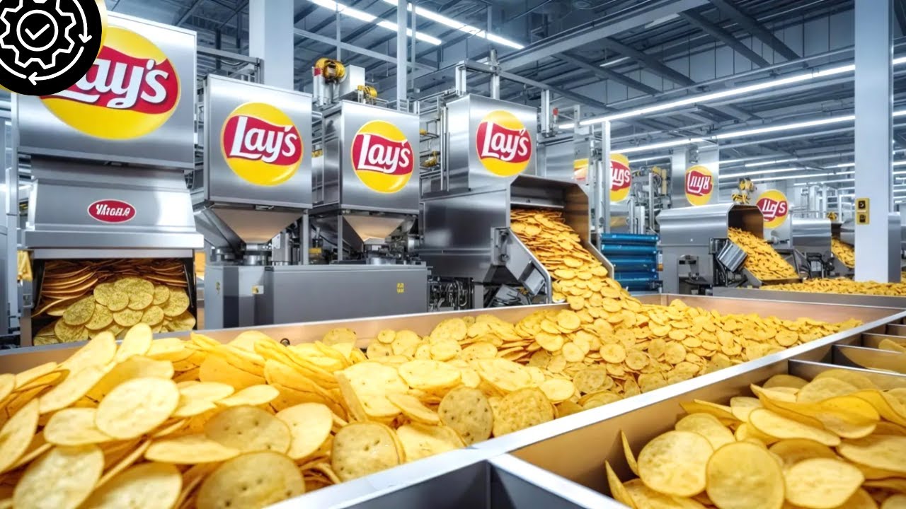 ¿CÓMO se HACEN las PAPAS FRITAS LAYS? | Proceso en Fábrica de Lays ...