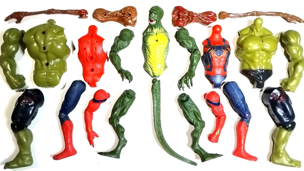 UNBOXING AVENGERS! Spider-Man, Lizard, Hulk Smash, SirenHead - YouTube