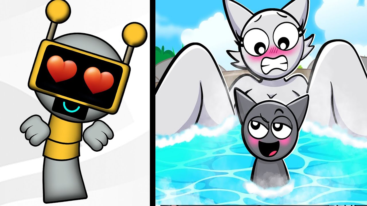 Sprunki Incredibox FUN BOT react to TikToks/Themselves/Memes MSM TRANSFORM #8 - YouTube