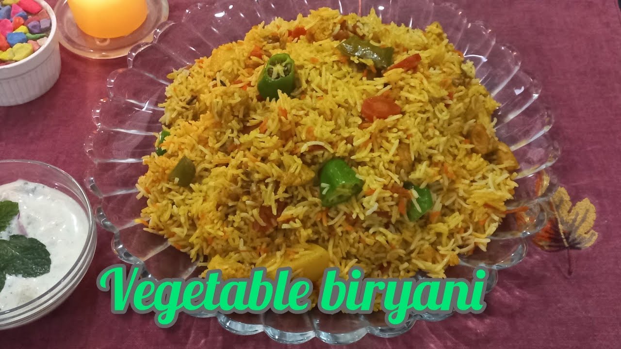 vegetable biryani || sabzi biryani || India famous veg biryani #biryani ...